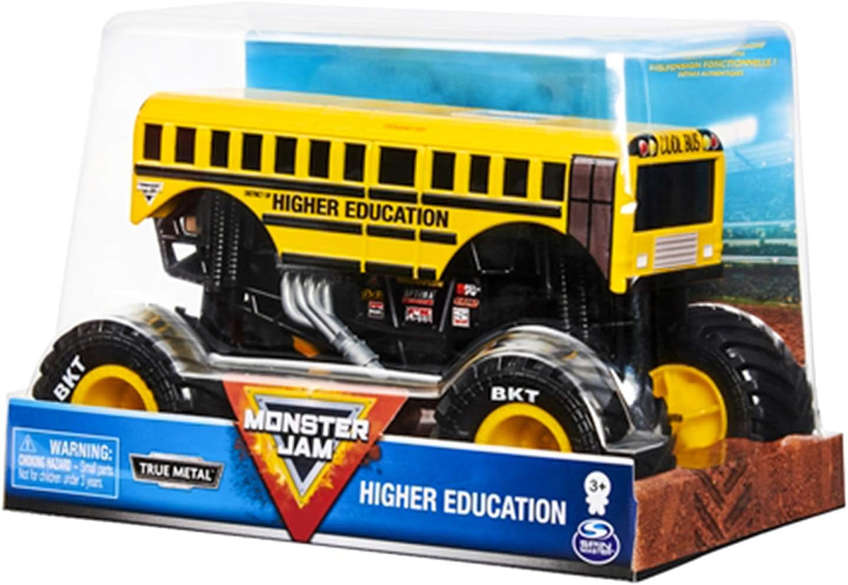 Monster Jam, Official Higher Education Monster Truck, Die-Cast Vehicle ...