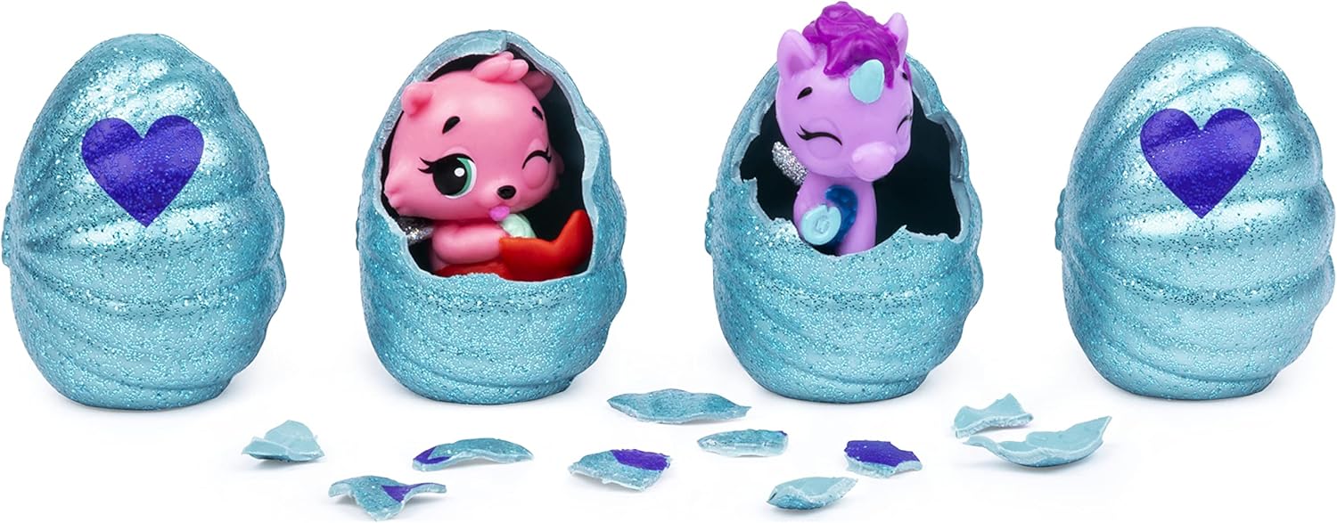 Hatchimals CollEGGtibles, Mermal Magic Underwater Aquarium with 8 Excl ...