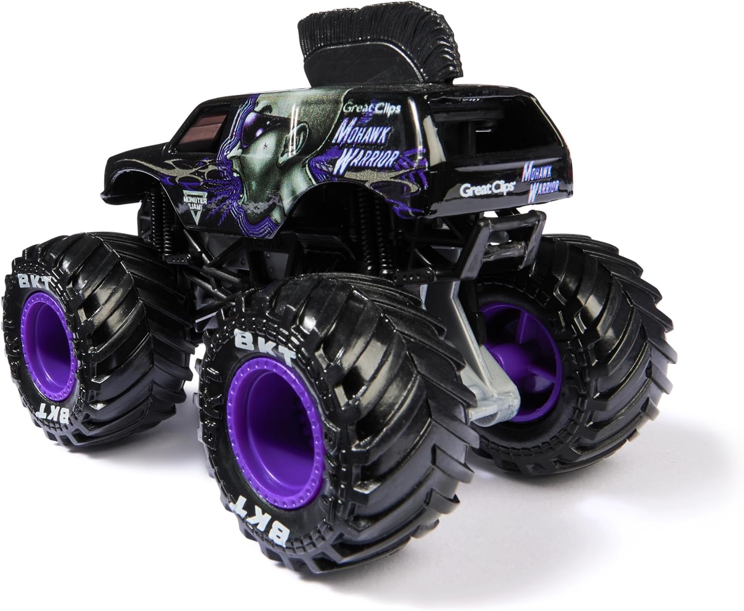 Monster Jam, Official Mohawk Warrior Monster Truck, Die-Cast Vehicle ...