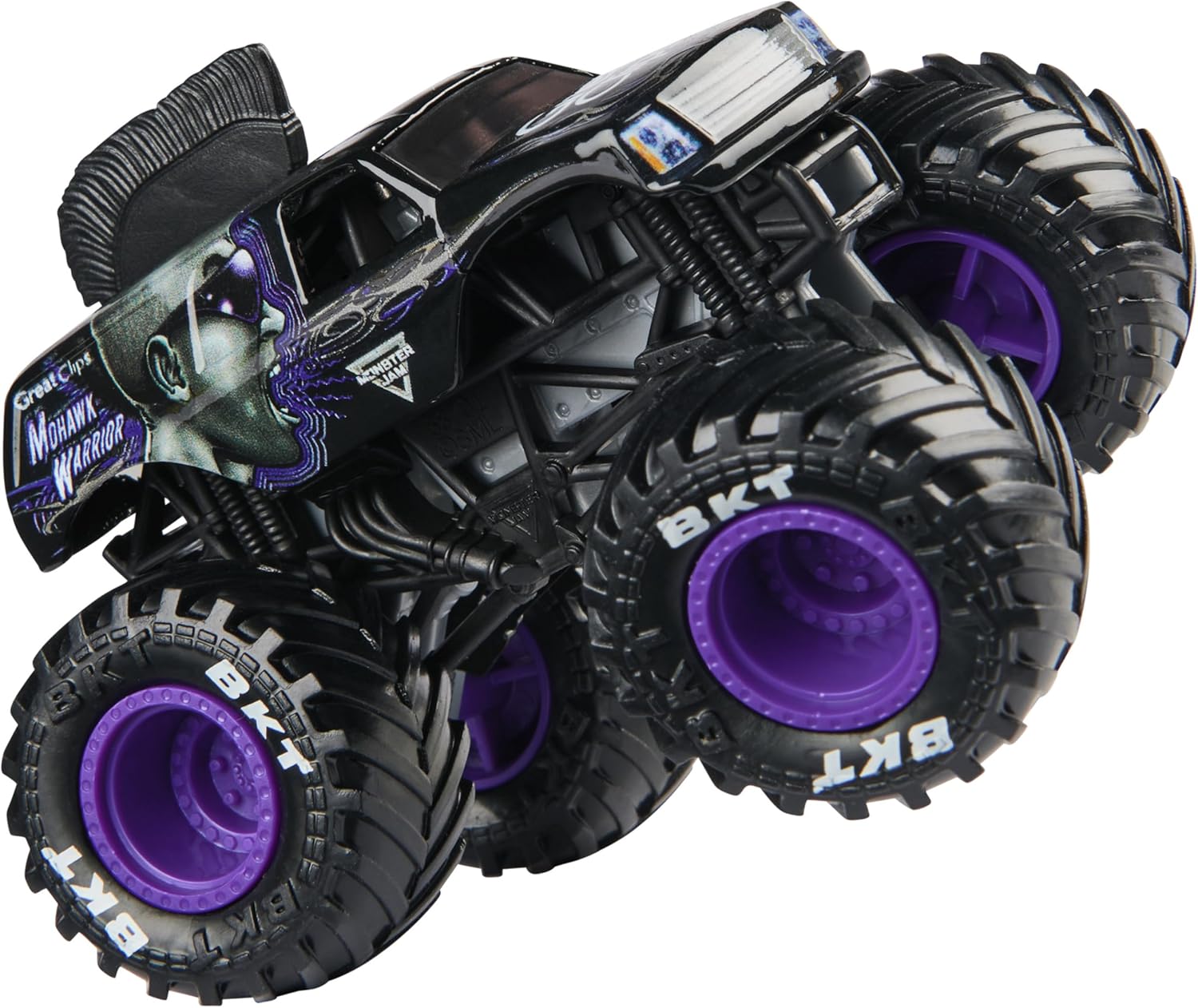 Monster Jam, Official Mohawk Warrior Monster Truck, Die-Cast Vehicle ...